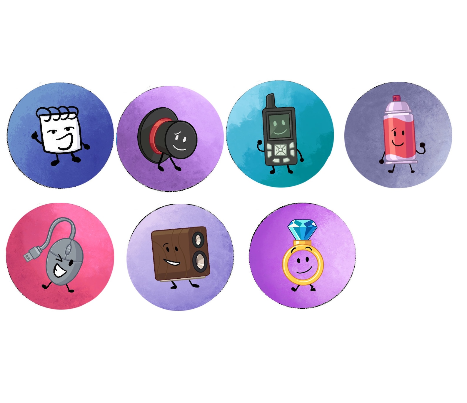 The Nightly Manor Object Show Pins Fanart Buttons TNM - Etsy