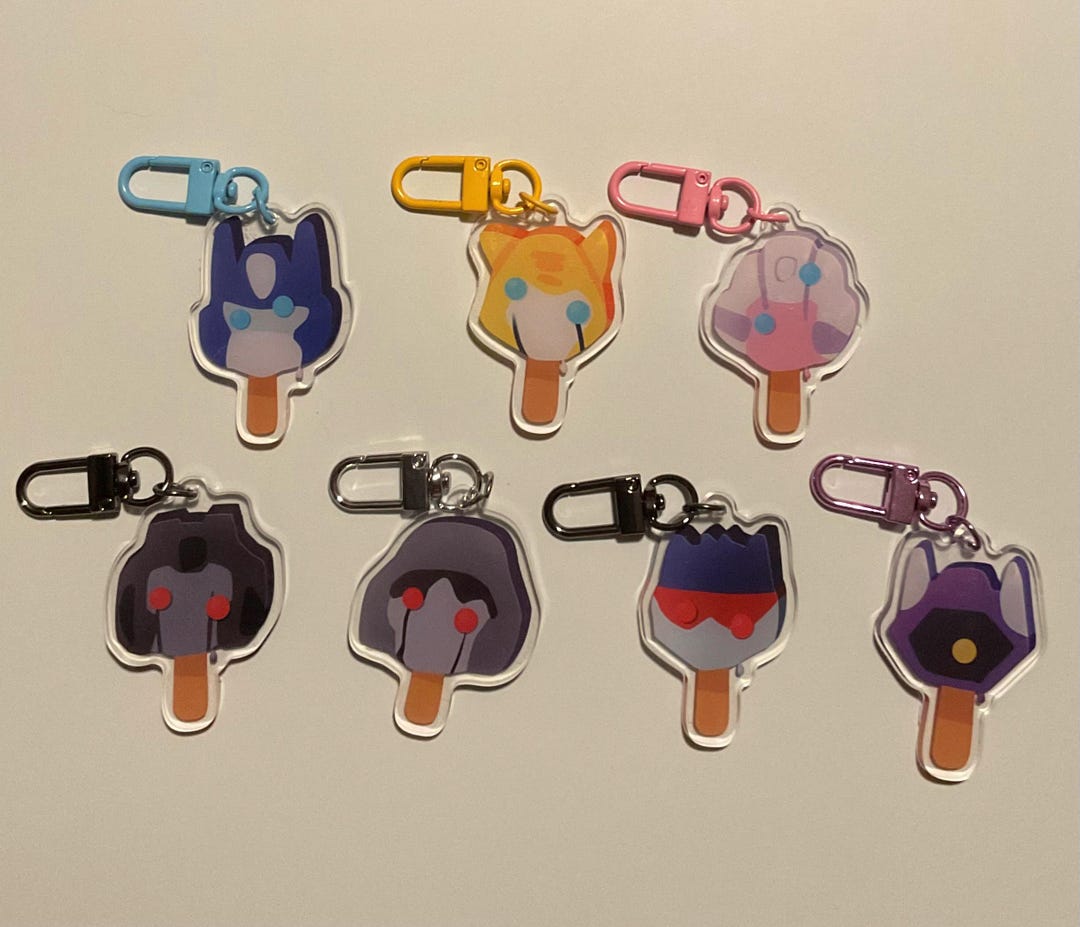 Transformers Cute Popsicle Keychains Robots in Disguise Car - Etsy