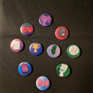 Inanimate Insanity Object Show Button Pins Fanart OSC - Etsy