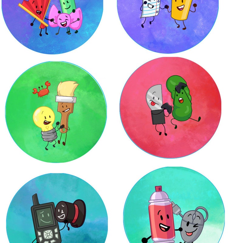 Bfdi Stickers - Etsy