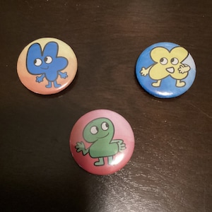 BFDI Battle for Battle for Dream Island Bfb Tpot Object Show Pins - Etsy