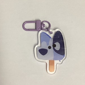 Bluey Characters as Popsicles Keychains - Etsy