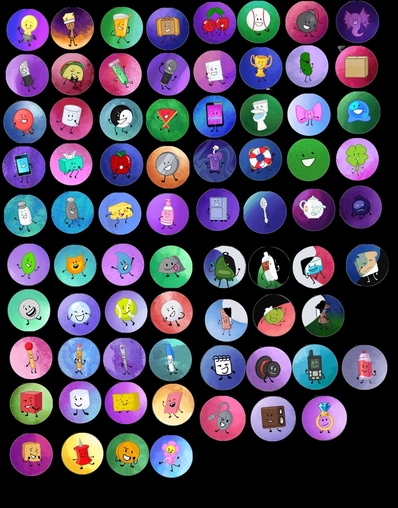 5 Mystery Object Show Button Pin Bundle 5 Random Pins Object - Etsy