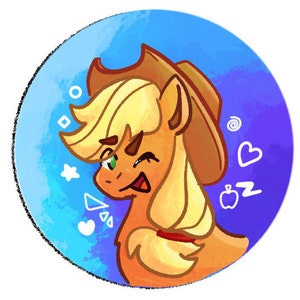 Mlp My Little Pony Button Pins Ponies Derpy Hooves Rainbow Dash Flutter ...