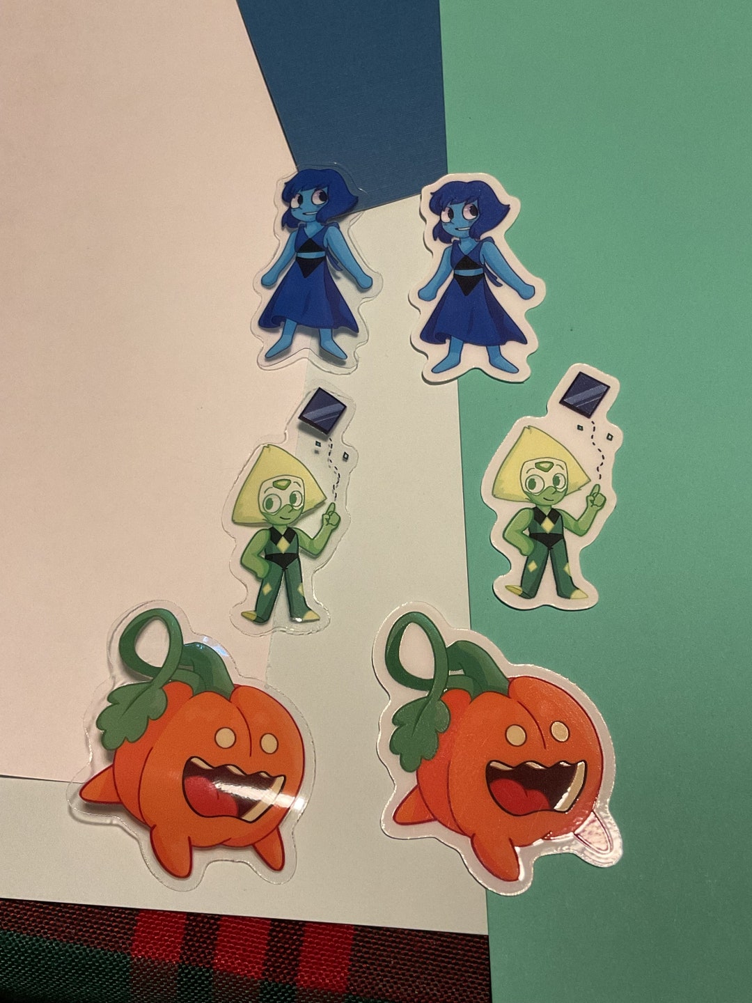 Window Decal Steven Universe Lapis Peridot Pumpkin Reusable Static ...