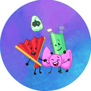 Object Show Bfb, Ii, Tnm Ship / Friend Button Pins - Etsy