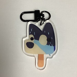 Bluey Characters as Popsicles Keychains - Etsy