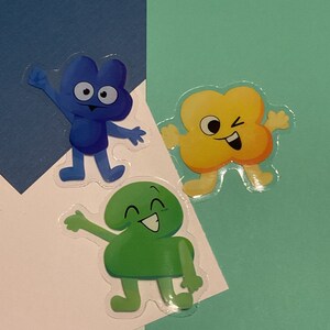 Bfdi Bfb Hosts Four Two X 4 2 Window Decal Reusable Static Cling ...