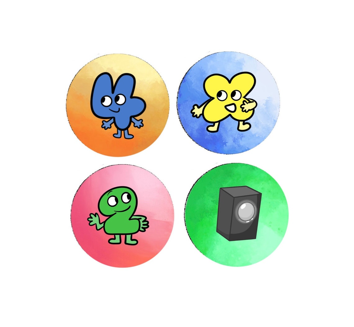 BFDI Hosts! Bfb Tpot Bfdia Battle for Dream Island - Etsy