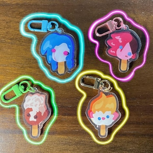 Arcane Character Keychains Jinx Vi Powder Ekko Caitlyn Jayce Viktor ...