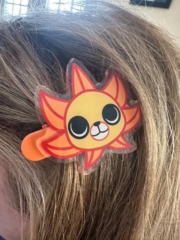 Ocean Pirate Ship Hair Clip Barrette Going Merry Thousand Sunny Gum Gum ...