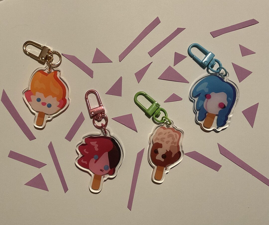 Arcane Character Keychains Jinx Vi Powder Ekko Caitlyn Jayce Viktor ...