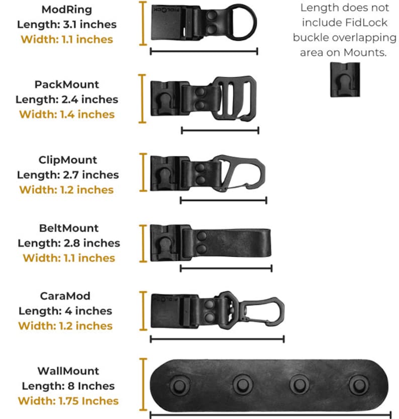 Leather Magnetic Fidlock Keychain Belt Mount - Etsy