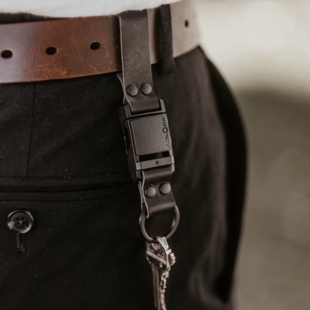 Leather Magnetic Fidlock Keychain Belt Mount - Etsy