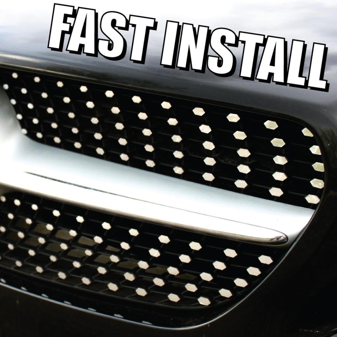 Diamond Grille Decals for Mercedes Benz C Class A Class Cla/e-class/glc ...