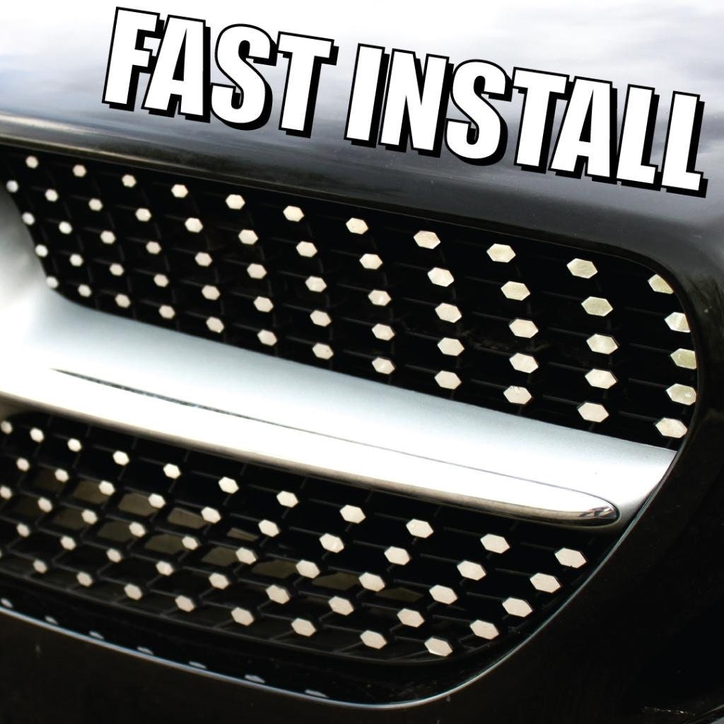 Diamond Grille Decals for Mercedes Benz C Class A Class Cla/e-class/glc ...