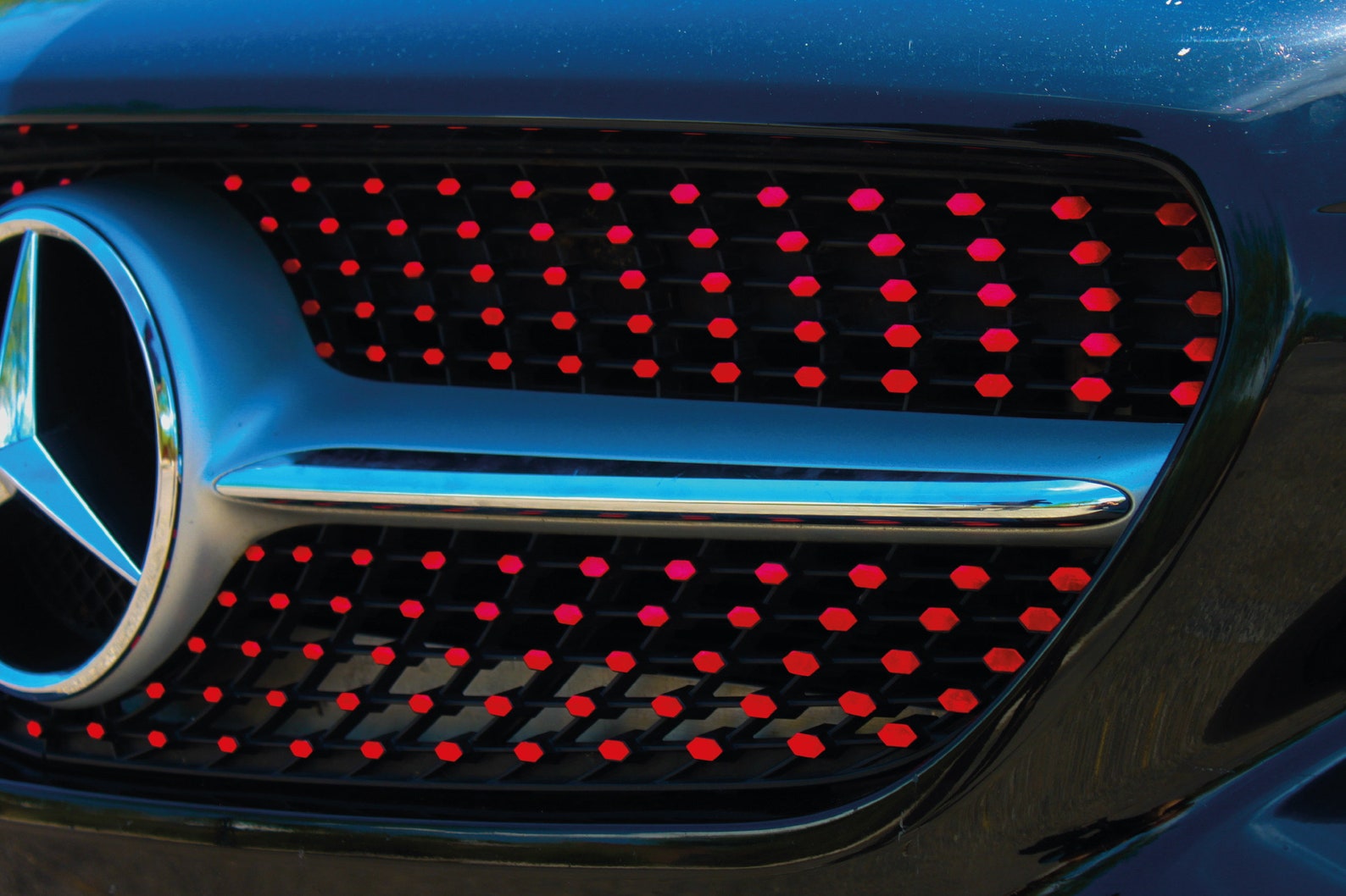 Diamond Grille Decals for Mercedes Benz C Class A Class Cla/e-class/glc ...