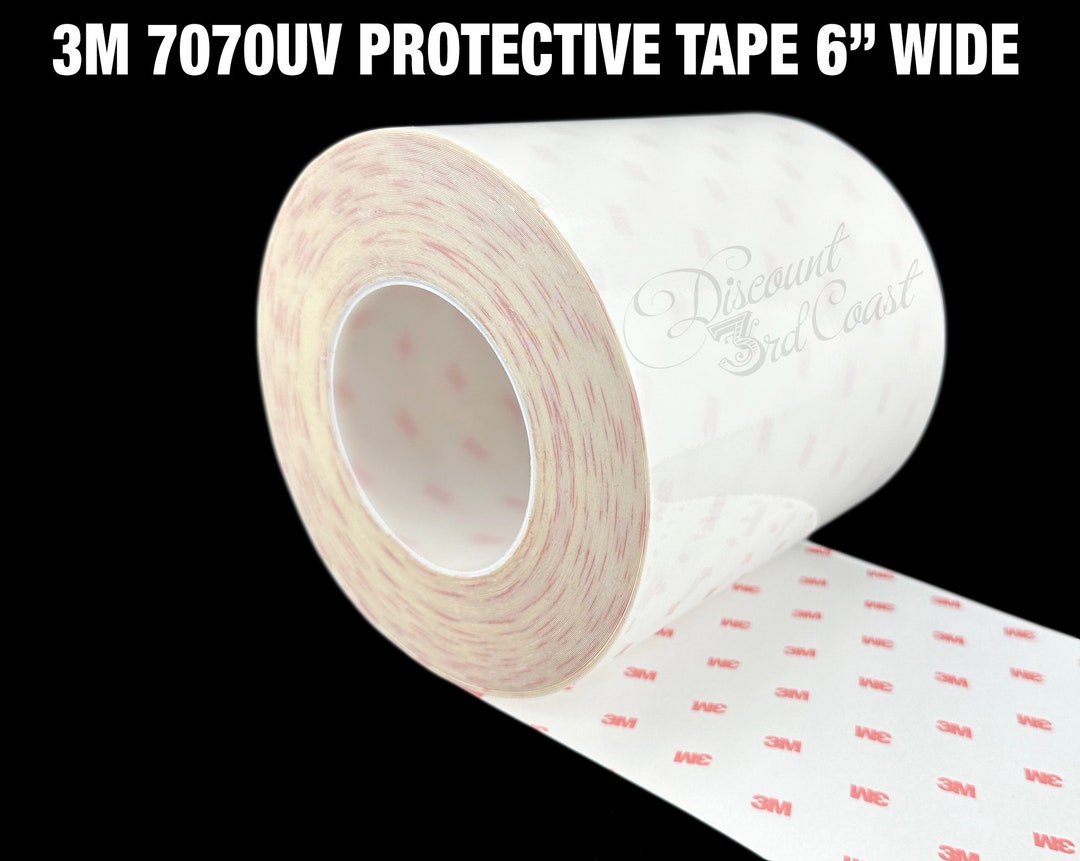 3M 7070UV Polyurethane Protective Tape, Clear, 6.0" Wide, Sold by the Foot - Etsy