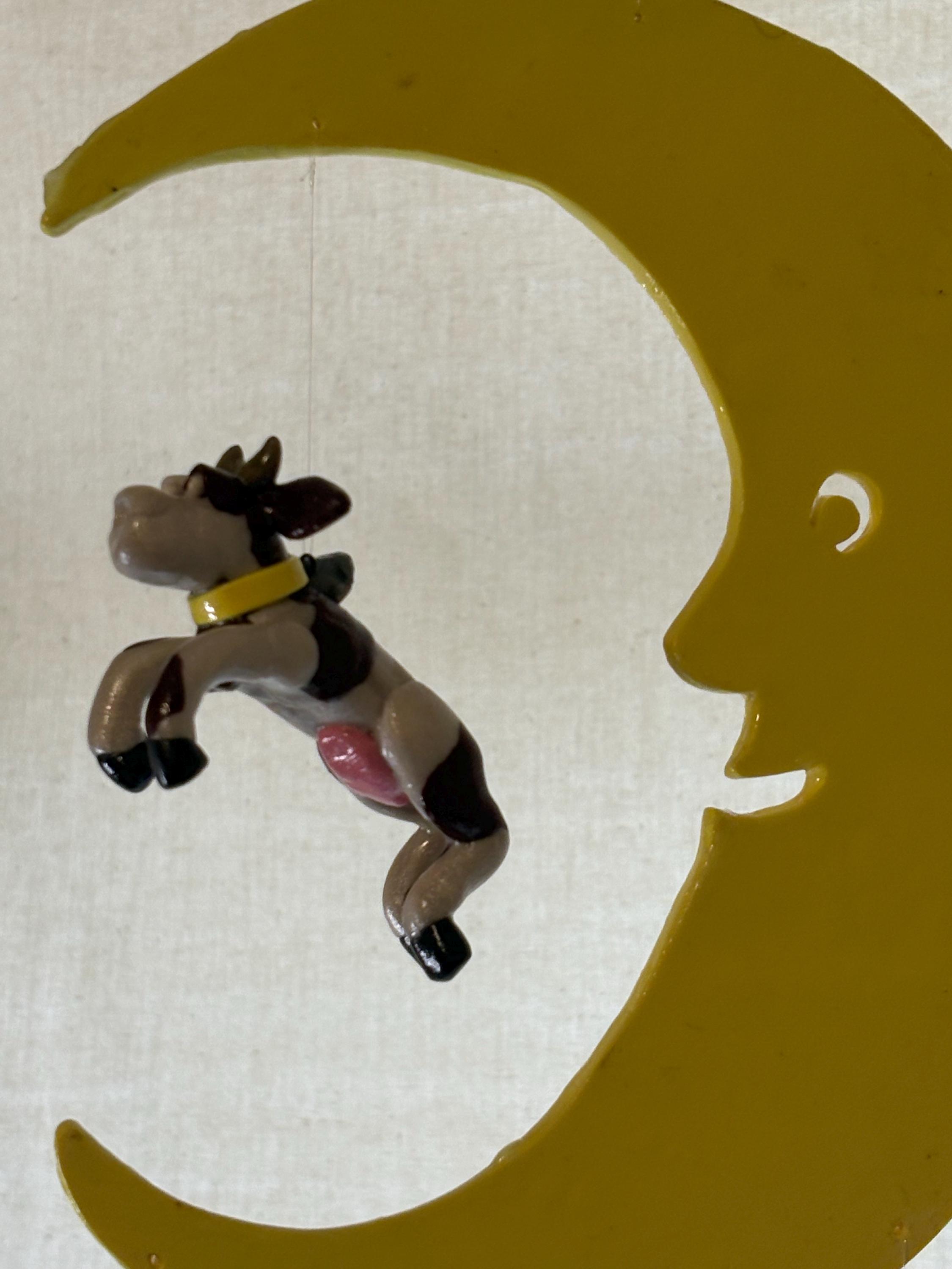 Cow Jumping Over the Moon Mobile - Etsy