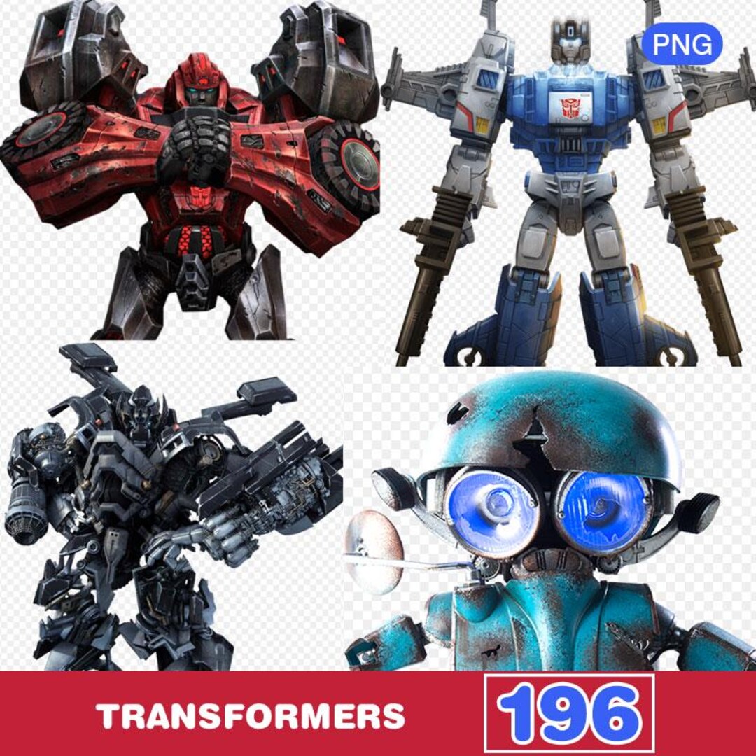 Transformers Png Bundle, Png Clipart, Superhero Robot, Bumblebee, Robot ...