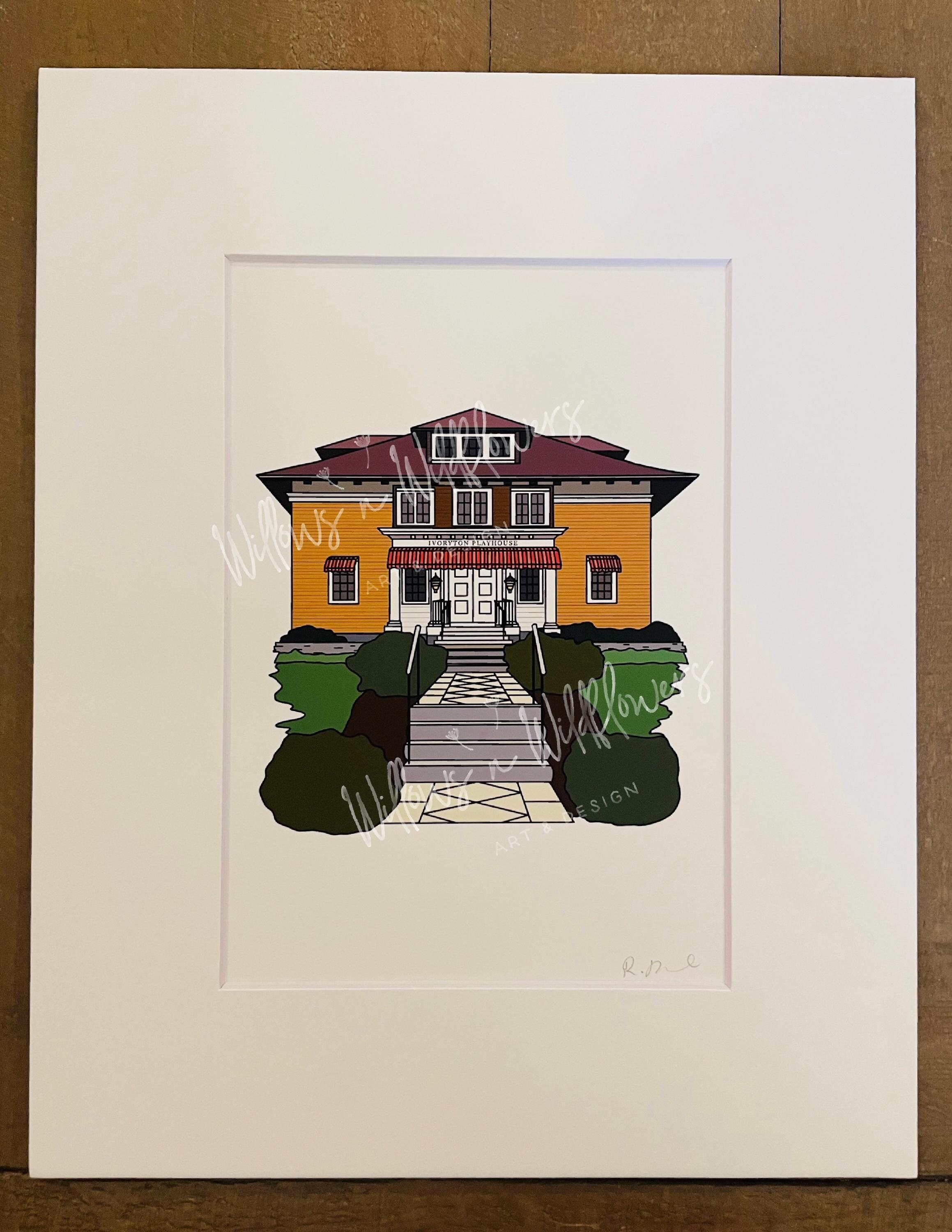 Ivoryton Playhouse, Ivoryton, CT- Graphic Design Print - Etsy