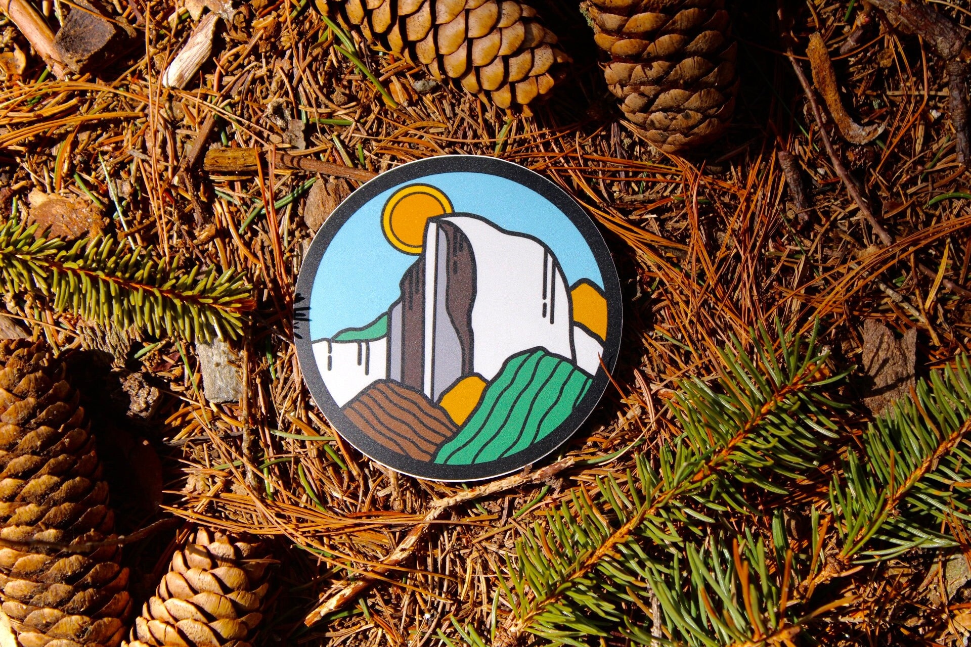 Yosemite National Park / Half Dome Sticker - Etsy