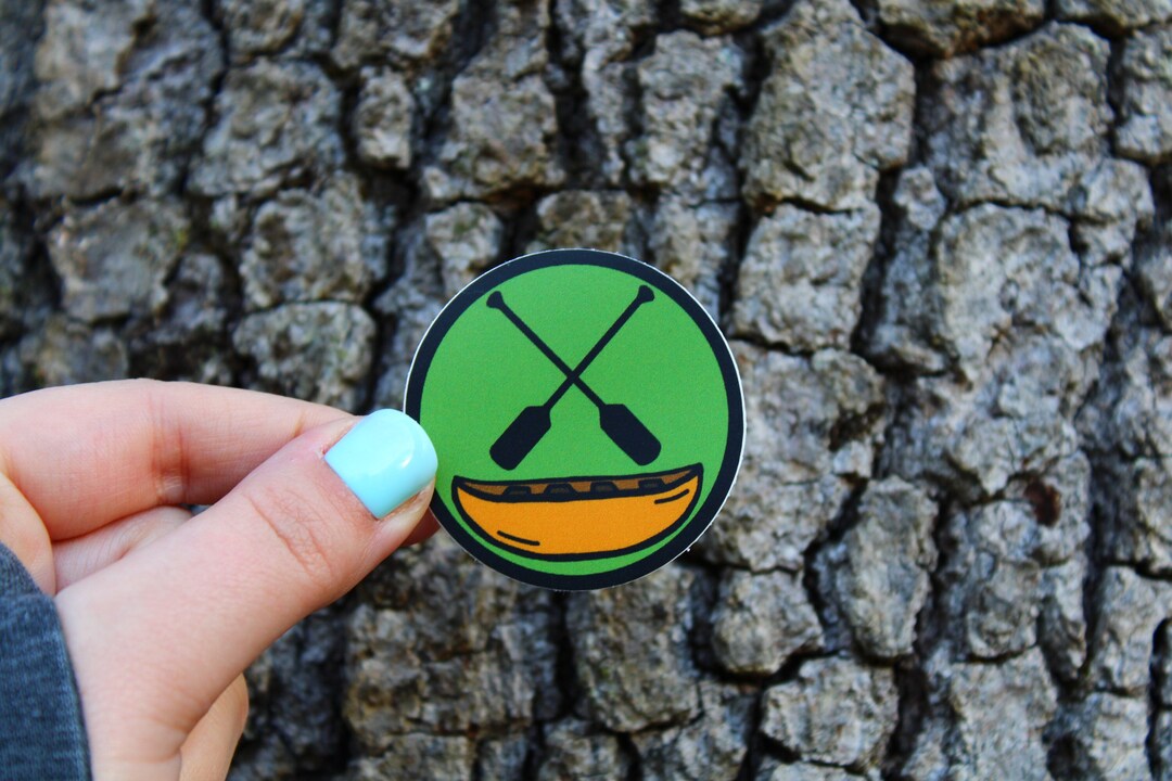 Canoe Sticker - Etsy