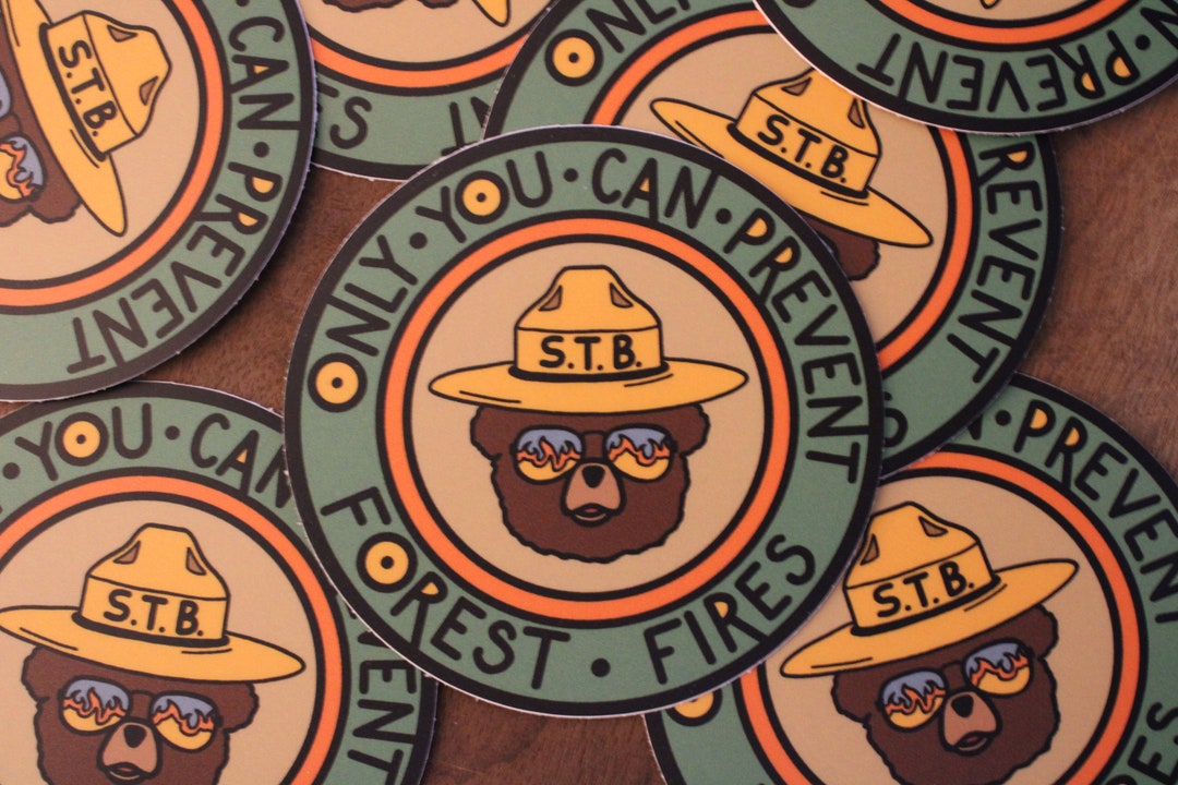 Prevent Forest Fires Sticker - Etsy