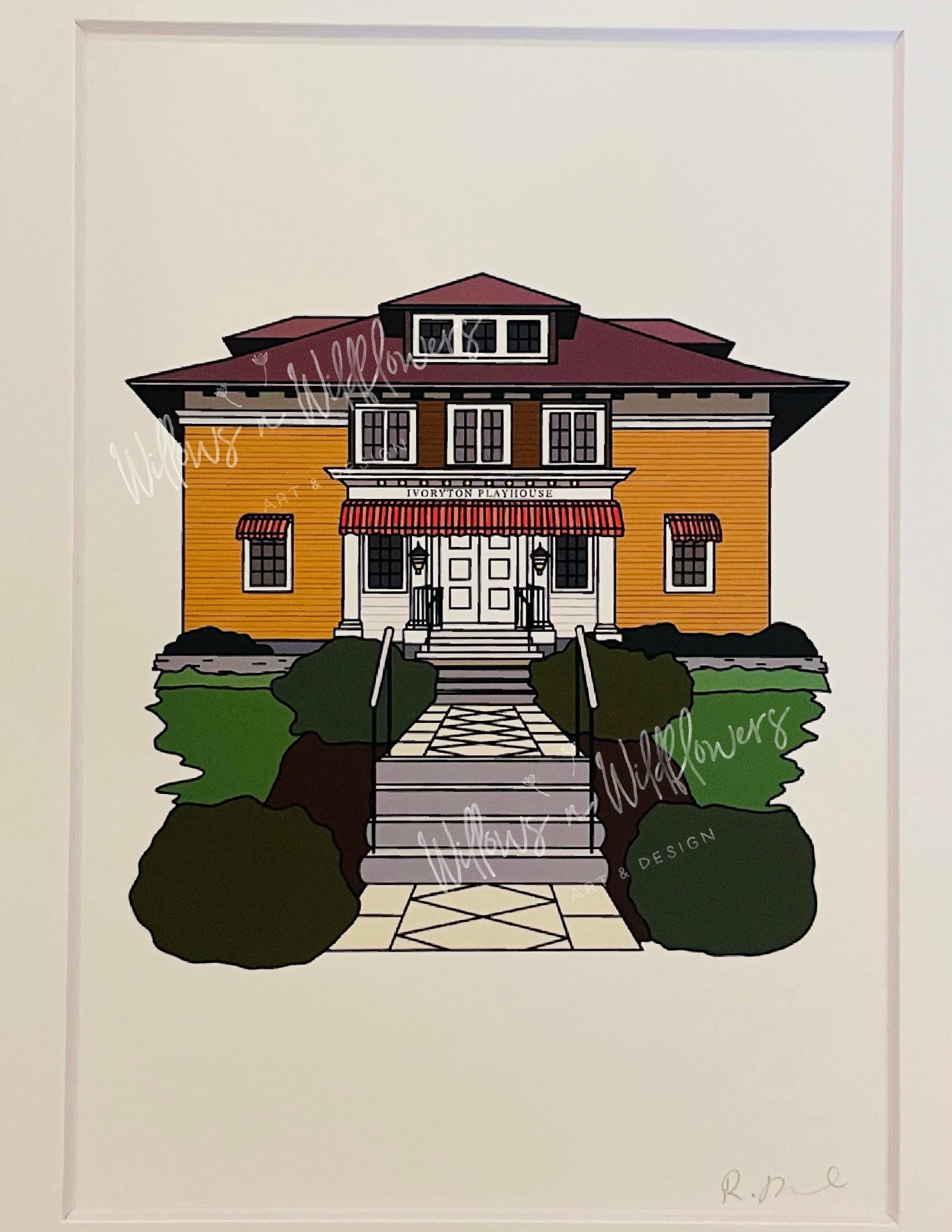 Ivoryton Playhouse, Ivoryton, CT- Graphic Design Print - Etsy
