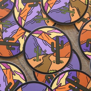 Saguaro National Park / Desert Sticker - Etsy