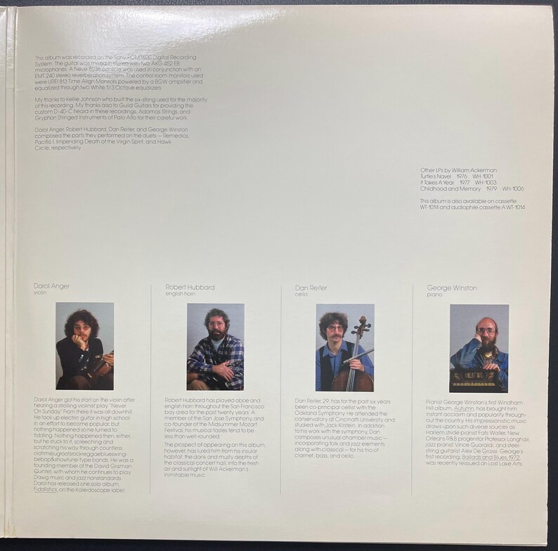 Vintage Vinyl - William Ackerman - Passage - Rock/contemporary/ New Age ...