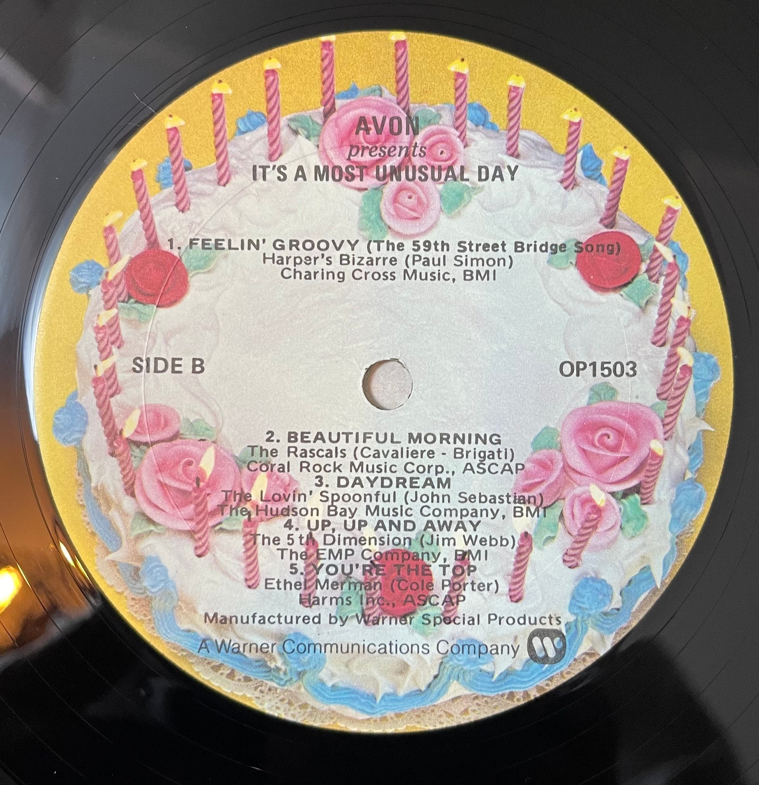 Vintage Vinyl Various Artists Avon A Most Unusual Day 1979 Pop/vocal ...