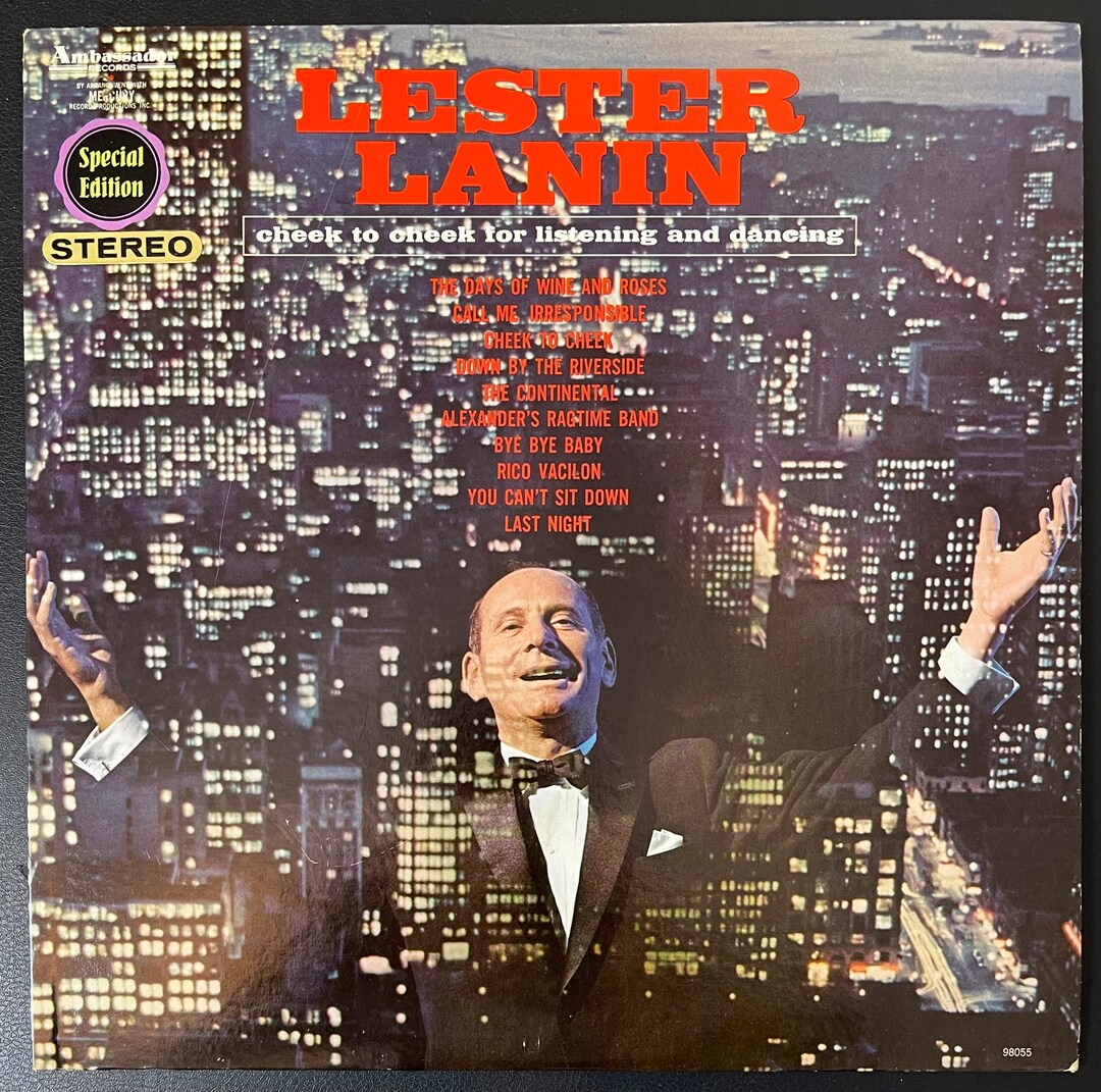 Vintage Vinyl - Lester Lanin - Cheek to Cheek for Listening and Dancing ...