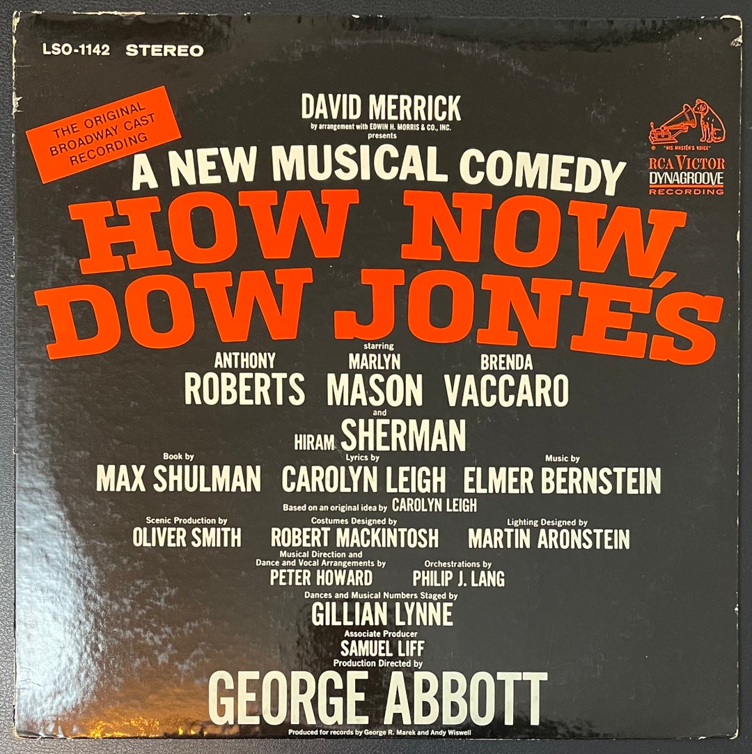Vintage Vinyl Album - How Now, Dow Jones (original Broadway Cast ...