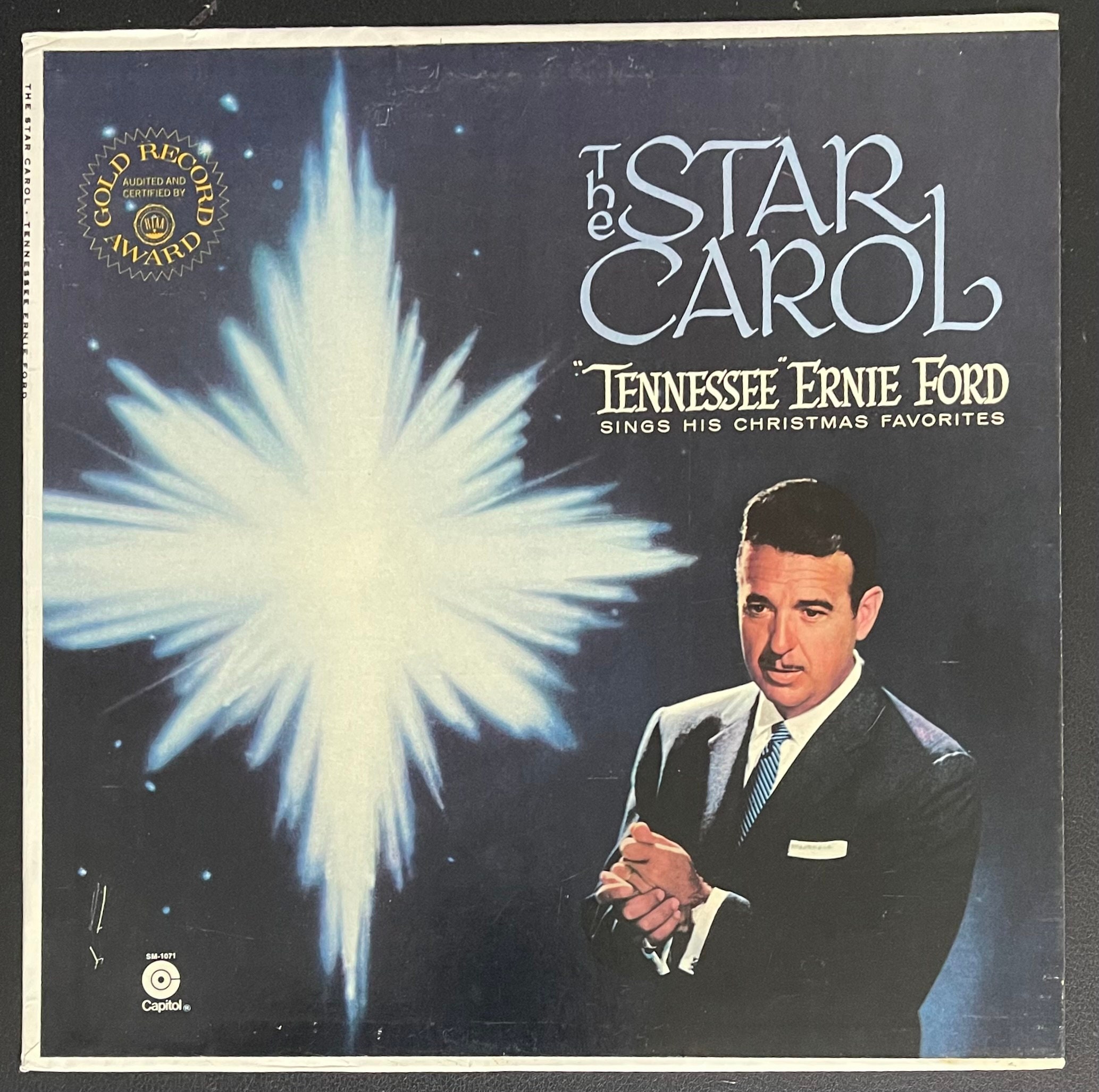 Vintage Vinyl Tennessee Ernie Ford the Star Carol - Etsy