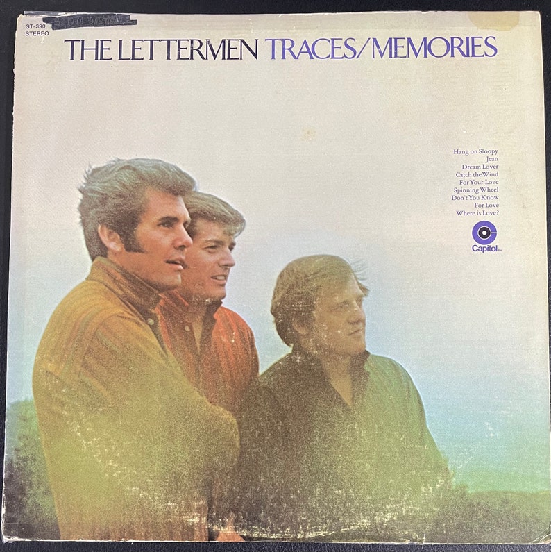 Vintage Vinyl - the Lettermen - Traces/memories - 1969 - Pop/vocal ...