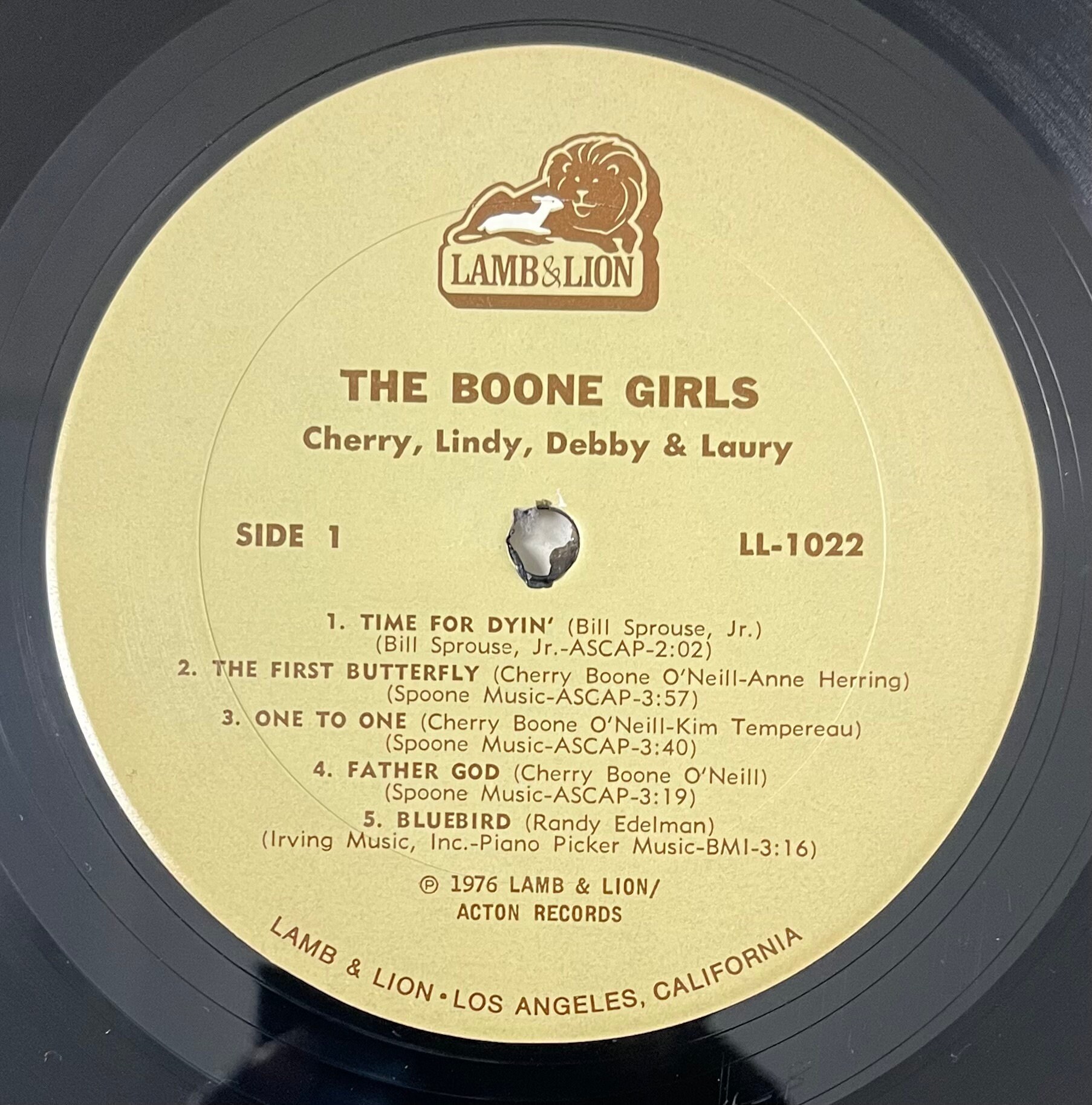 Vintage Vinyl the Boone Girls Glass Castle 1976 Religious Vocal Ballad ...