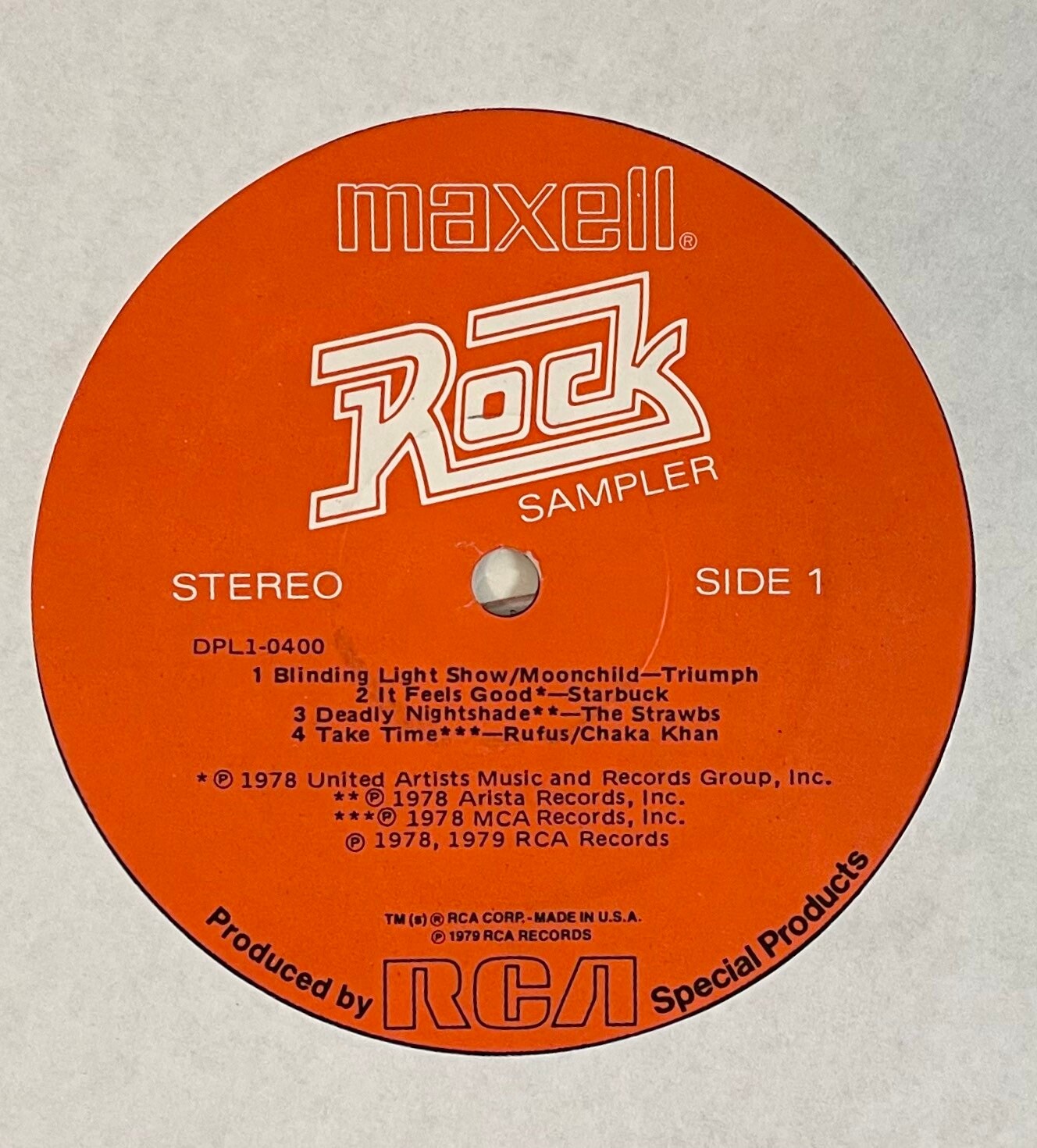 Vintage Vinyl Various Maxell Rock Sampler / Pop/rock - Etsy