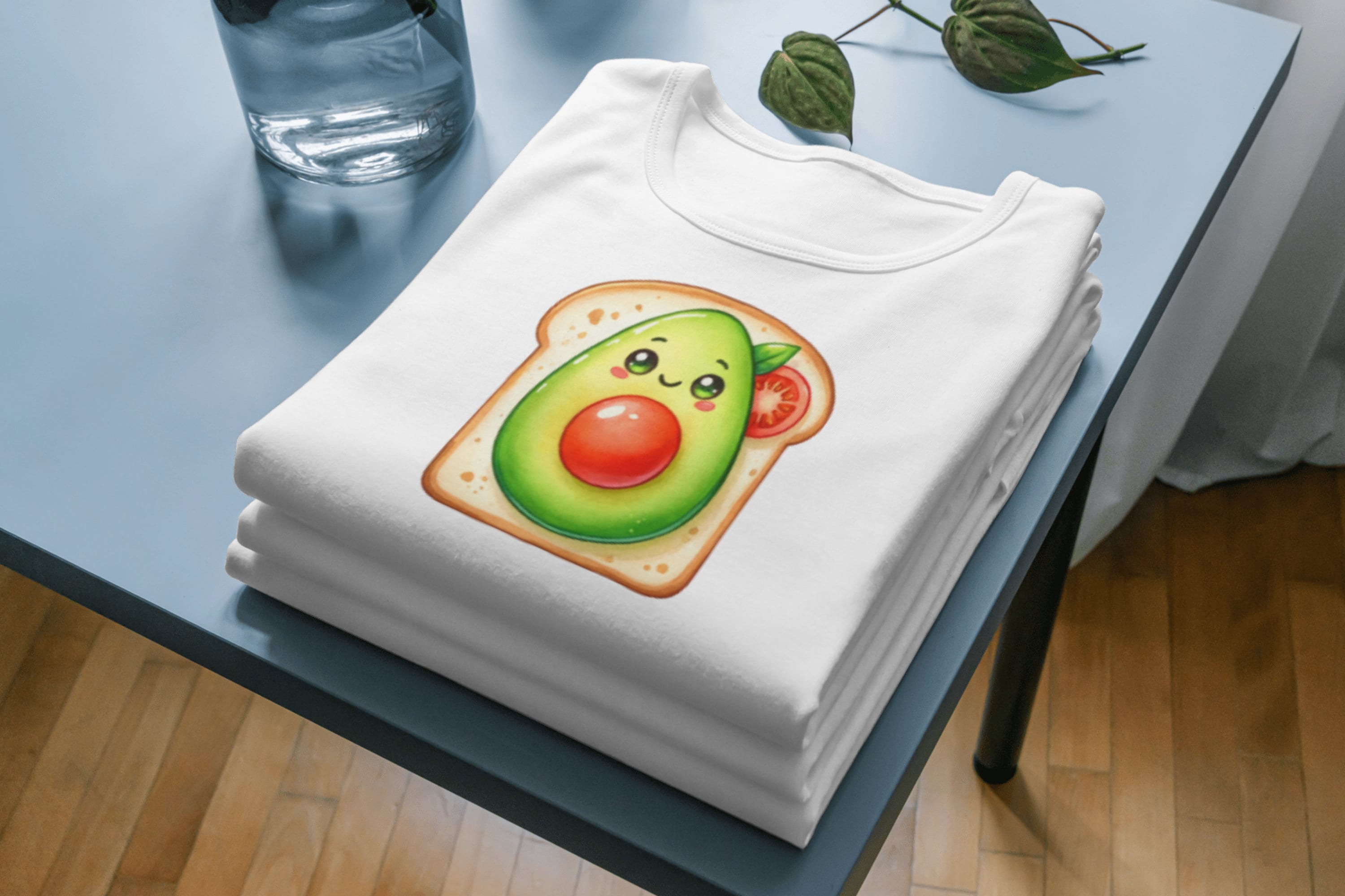 Kawaii Food Clipart, Cute Breakfast Cartoon Sublimation Design, Cute ...