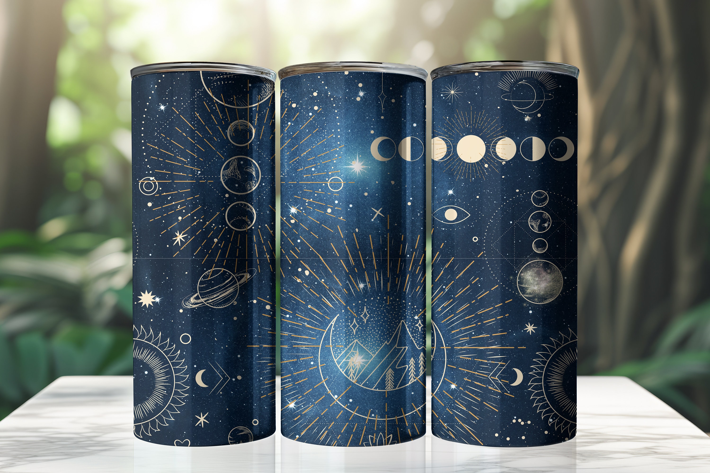 Galaxy, Astrology, Night Sky, Star, Planet, Moon, 20oz Skinny Tumbler ...