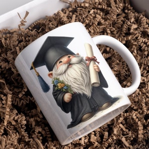 Graduation Gnome Clipart, Graduate Gnome PNG, Graduating Clipart, Gnome ...