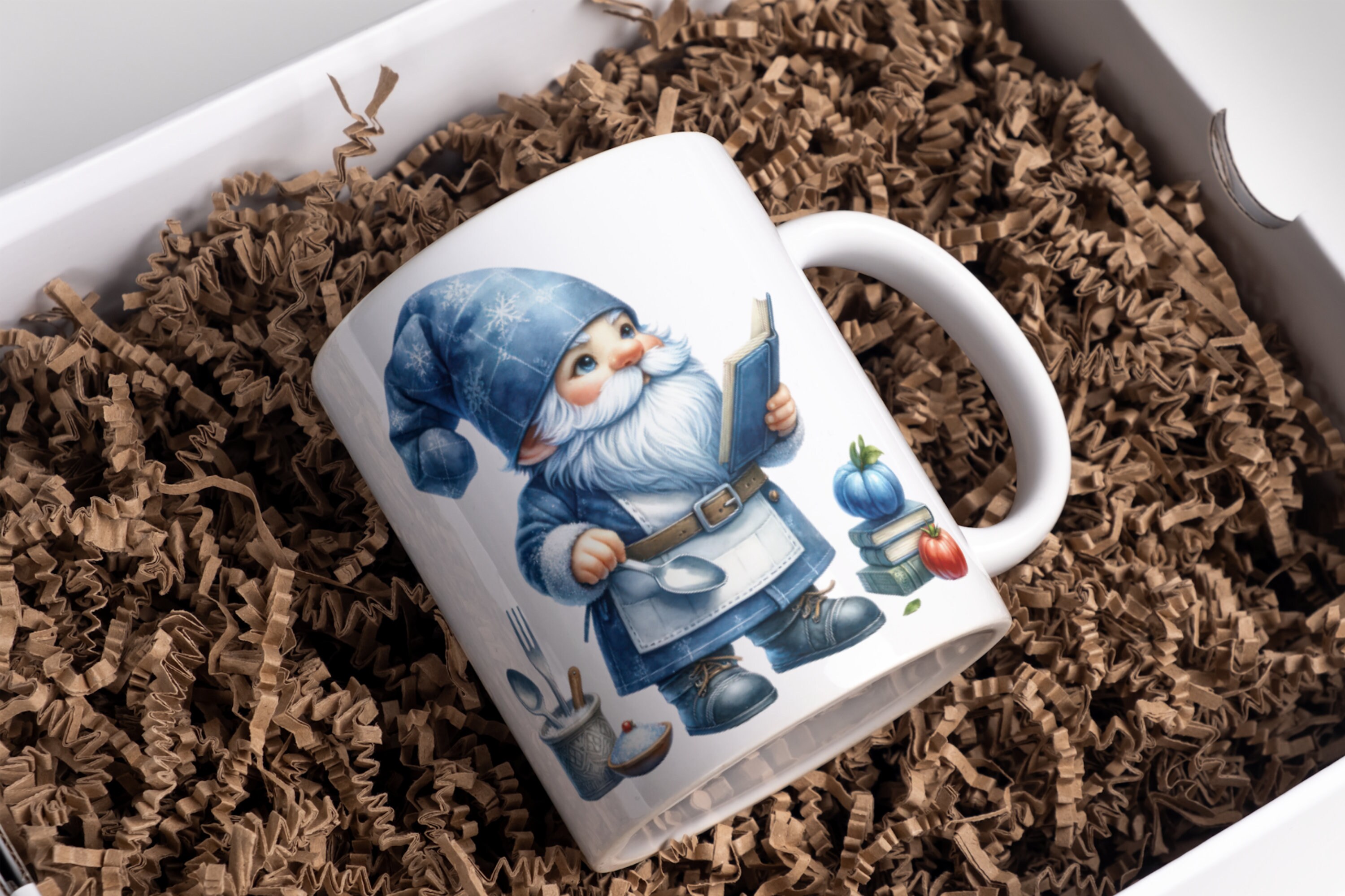 Watercolor Chef Gnome, Cooking Gnome Png, Kitchen Gnomes Illustration ...