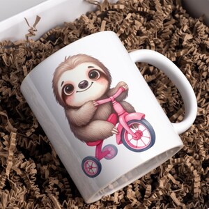 Watercolor Assorted Safari Animals on Tricycle Clipart, Baby Animal ...