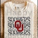 Checkered OU PNG, Oklahoma University PNG, Vintage Ou Png, Ou ...
