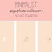Minimalist Yoga Phone Wallpapers | Instant Download iPhone Android Lock ...