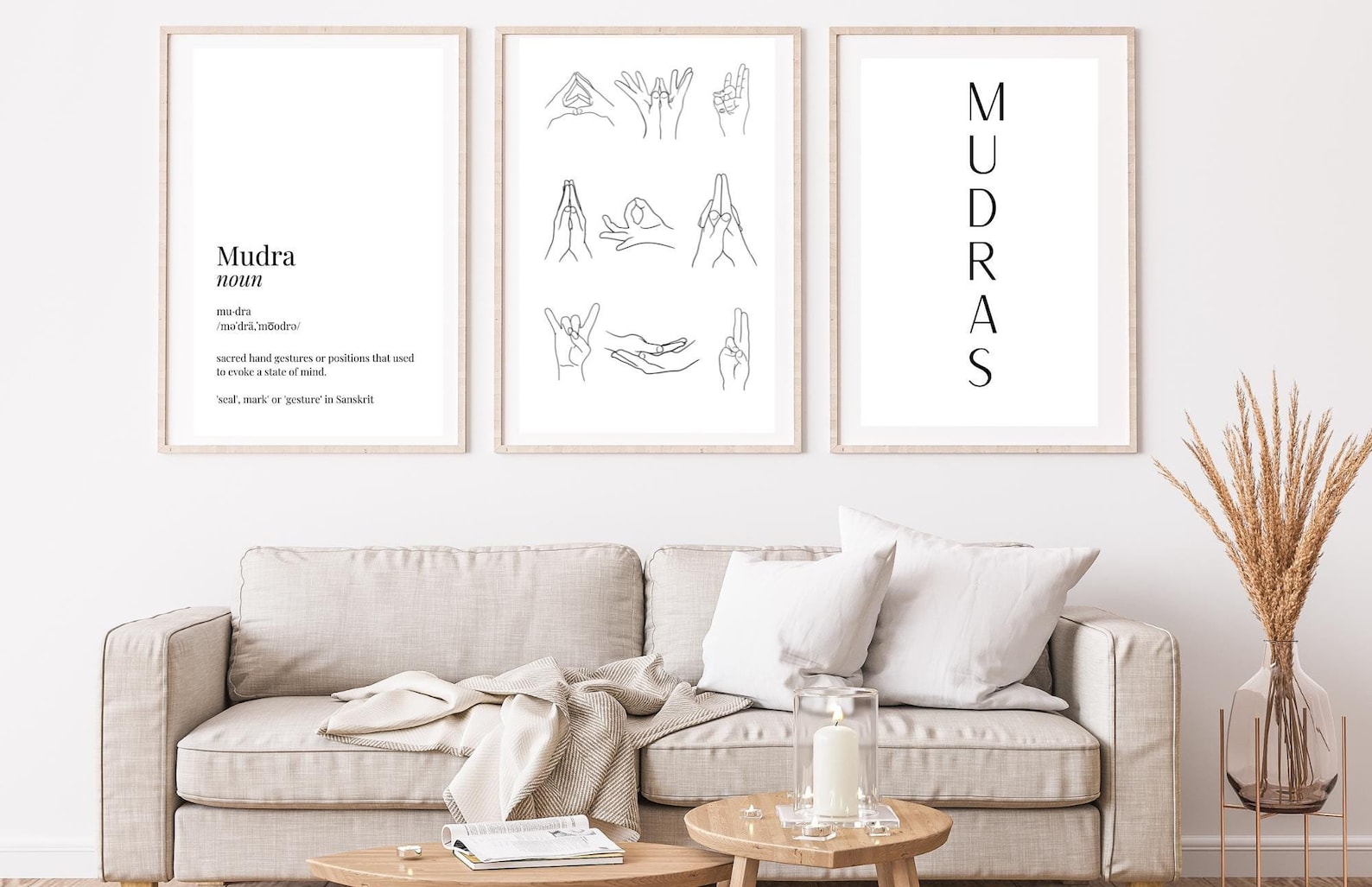 Yoga Mudras Printable | Yoga Wall Art | Yoga Studio Decor | Instant ...