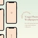 Minimalist Yoga Phone Wallpapers | Instant Download iPhone Android Lock ...