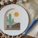 In the Desert - Paint by Number Kit, DIY Paint by Number, Modern Art ...