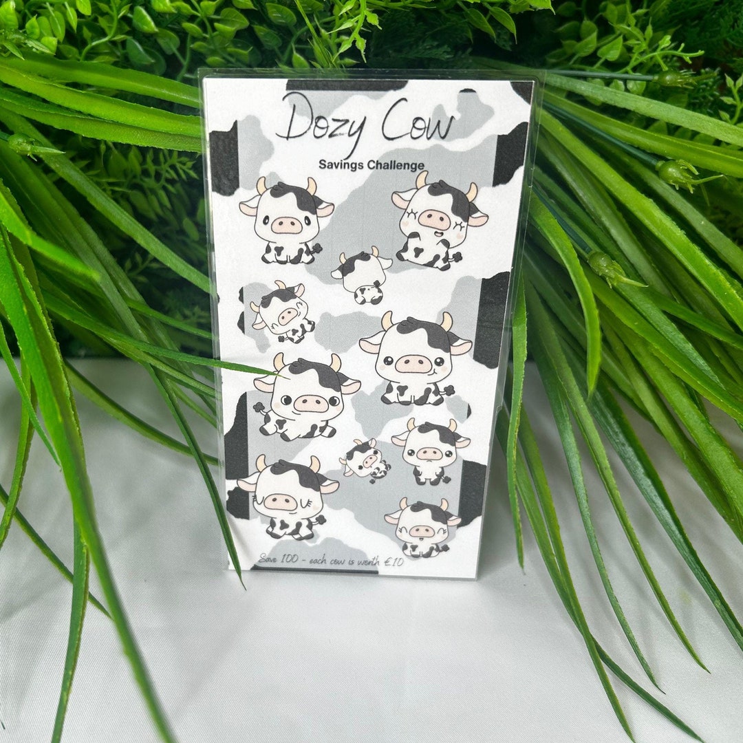 Dozy Cow Savings Challenge - Etsy