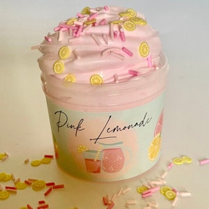 Slime Pink Lemonade Glossy Slime by Sofia 702 Slime Shop Scented Slime ...